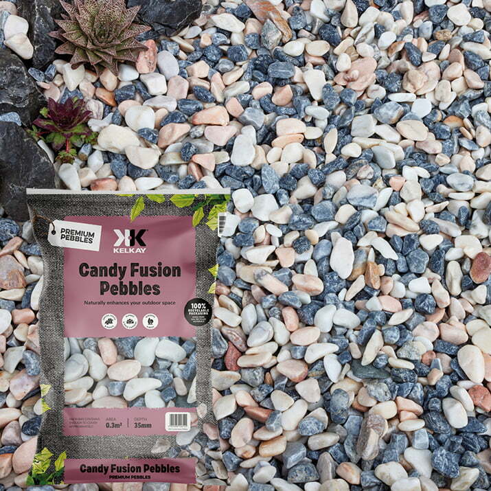 Candy Fusion 25-40mm Pebbles – Bow Garden Centre