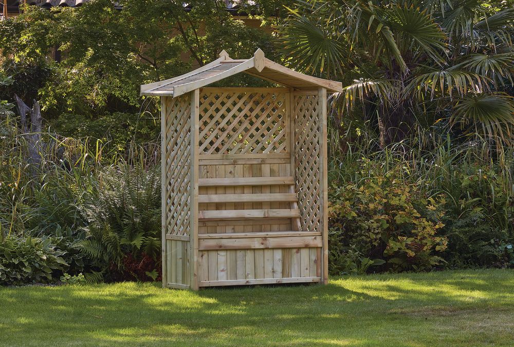 Tansley Seated Arbour – Bow Garden Centre