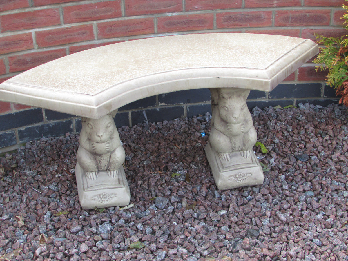 Squirrel Curved Bench – Bow Garden Centre