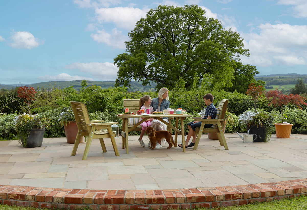 Freya 4 Seater Dining Set – Bow Garden Centre